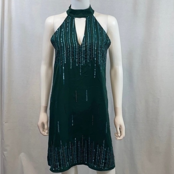 Adelyn Rae | Dresses | Adelyn Rae Green Sequin Dress | Poshmark